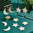 DIY Moon Star Dangle Earring Making Kit Including Brass Earring Hooks ...