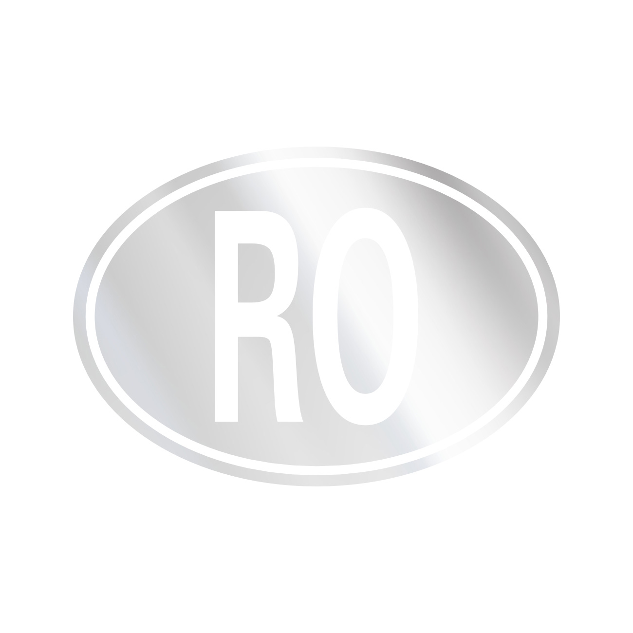 Romania Oval Sticker Decal Die Cut - Self Adhesive Vinyl - Weatherproof ...