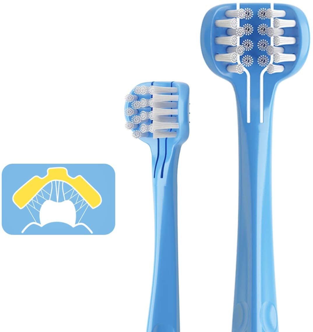 3-Sided Toothbrush (3-Sided Toothbrush for Kids-Blue) | Walmart Canada