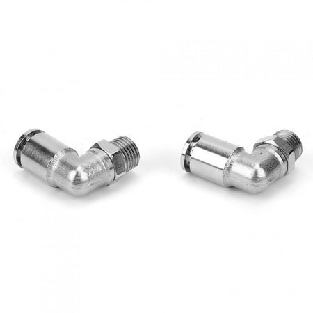 Hose Connector, Sealing Right Angle Connectors 3/8in Male Thread Nickel ...