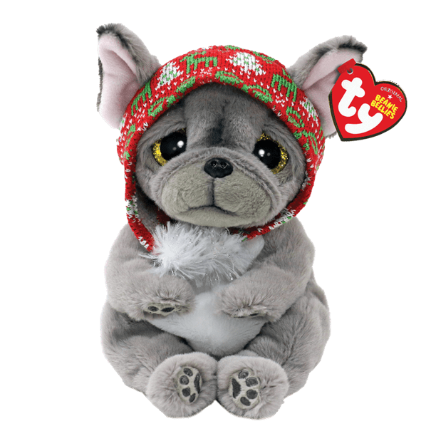 Ty Beanie Baby Bellies - NORDIC the Christmas French Bulldog (6 Inch ...