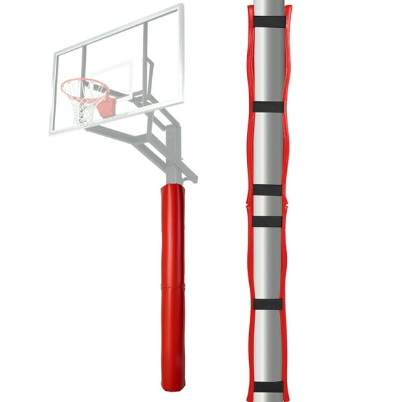 VEVOR Basketball Pole Pad, 64" Tall and 2" Thick Heavy Duty Wrap Around ...