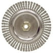 Narrow Face Crimped Wire Wheel, 6 in D x 3/4 W, .006 Stainless Steel ...
