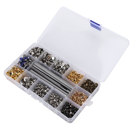 Double Rivets, Setting Tool Kit DIY Rivets Leather Rapid Rivets Small ...