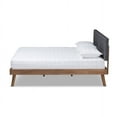Baxton Studio Devan Mid-Century Engineered Wood Tufted Platform Bed ...