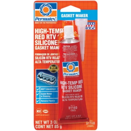 Permatex High-Temp Red RTV Silicone Gasket (3 oz.) | Walmart Canada