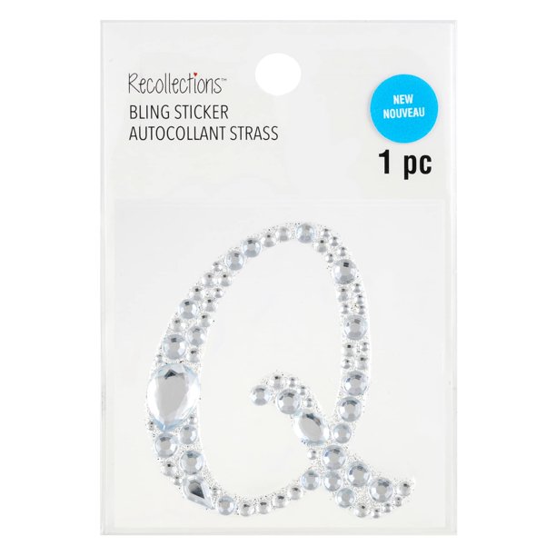 12 Pack: Bling Alphabet Letter Sticker by Recollections™ - Walmart.com