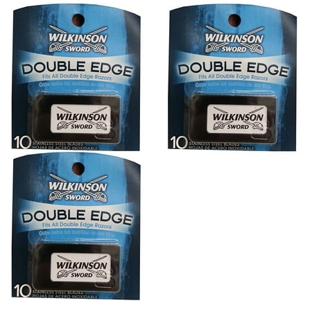 Wilkinson Sword Double Edge Razor Blades, 10 ct. (Pack of 3) | Walmart ...
