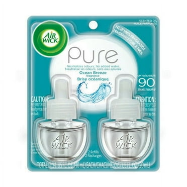 Air Wick Plug in Scented Oil Refill, 5 ct, Ocean Breeze, Air Freshener ...