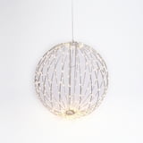 Whimsical Illuminated Metal Sphere with Warm White Micro LEDs - Walmart.com