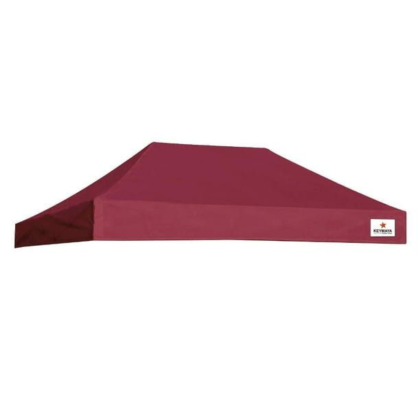 Keymaya 10x15 Top Replacement Cover for outdoor canopy (Burgundy ...