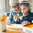 Wood-Cased #2 HB Pencils, Shuttle Art 350 Pack Sharpened Yellow Pencils ...
