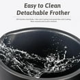 Beta House Electric Milk Frother and Steamer, 4-in-1 Foam Maker for ...
