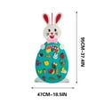 Easter DIY Felt Rabbit Set for Toddlers 37 inch Hanging Bunny Felt ...