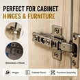 Hinge Repair Screw & Expansion Anchor, 6x14mm Short Expansion Screw Set ...