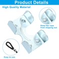 8 Set Split Ring Pipe Hanger 5/8" (16mm) Galvanized Steel Sheet Wall ...