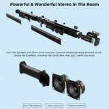"Slim Sound Bar for TV, 40W 37.2"" Bluetooth 5.0 Speaker with HDMI ARC ...