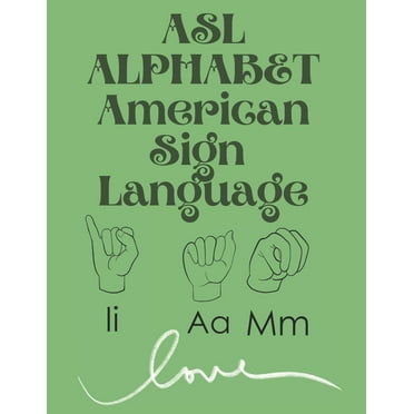 American Sign Language Book For Beginners.Educational Book, Suitable ...