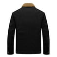 Tawop Winter Clothes Mens Fashion Casual Cotton Jacket Cashmere