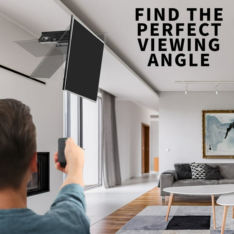 Motorized Swivel Ceiling Tv Mount | Shelly Lighting