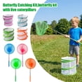 Collapsible Butterfly Habitat & Extendable Bug Net, Clear Mesh Insect ...