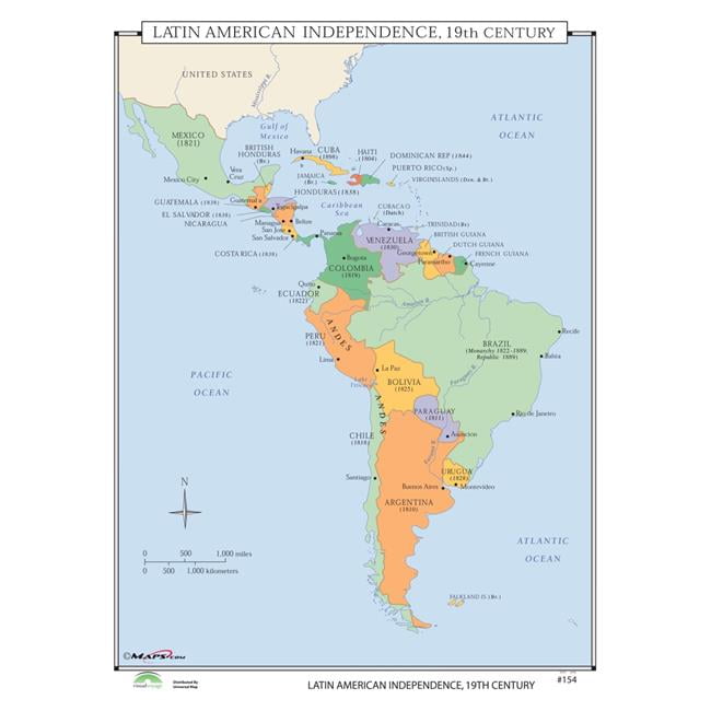 Univarsal 931000061154-36x49-RAB 36 x 49 in. No.154 Latin American ...