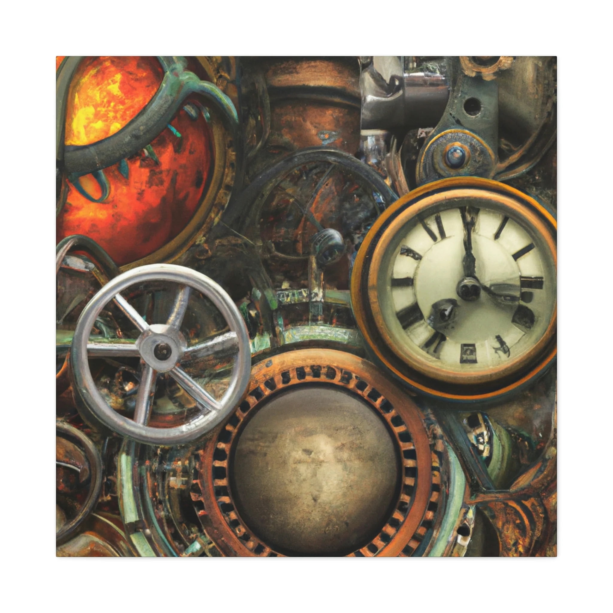 Victorian Clockwork Dreams - Canvas - Walmart.com