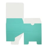Efavormart 100 Pack | 4"x4"x2" Turquoise Cake Cupcake Party Favor Gift ...