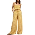 AHTJRT Women's Striped Lounge Sets 2 Piece Outfits Spaghetti Strap Tank ...