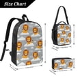 Baseball and American flag Backpack Set,3PCS Backpack Set with ...