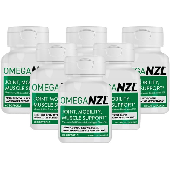 OmegaXL, Green-Lipped Mussel Oil Omega-3 Supplement, 300 Softgels with ...