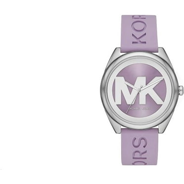 Michael Kors Women's Lexington Silver Stainless Steel Case, Band and ...