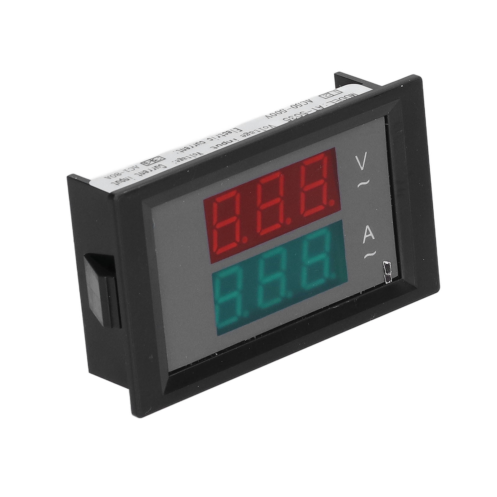 AC Voltage Digital Display Meter, Voltmeter Ammeter AC Meter 2 Wire ...