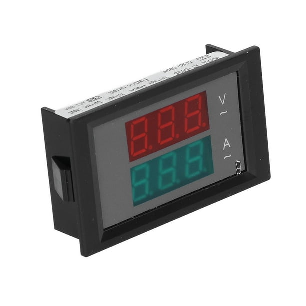 AC Voltage Digital Display Meter 2 Wire Mini Digital Blue LED Voltage ...