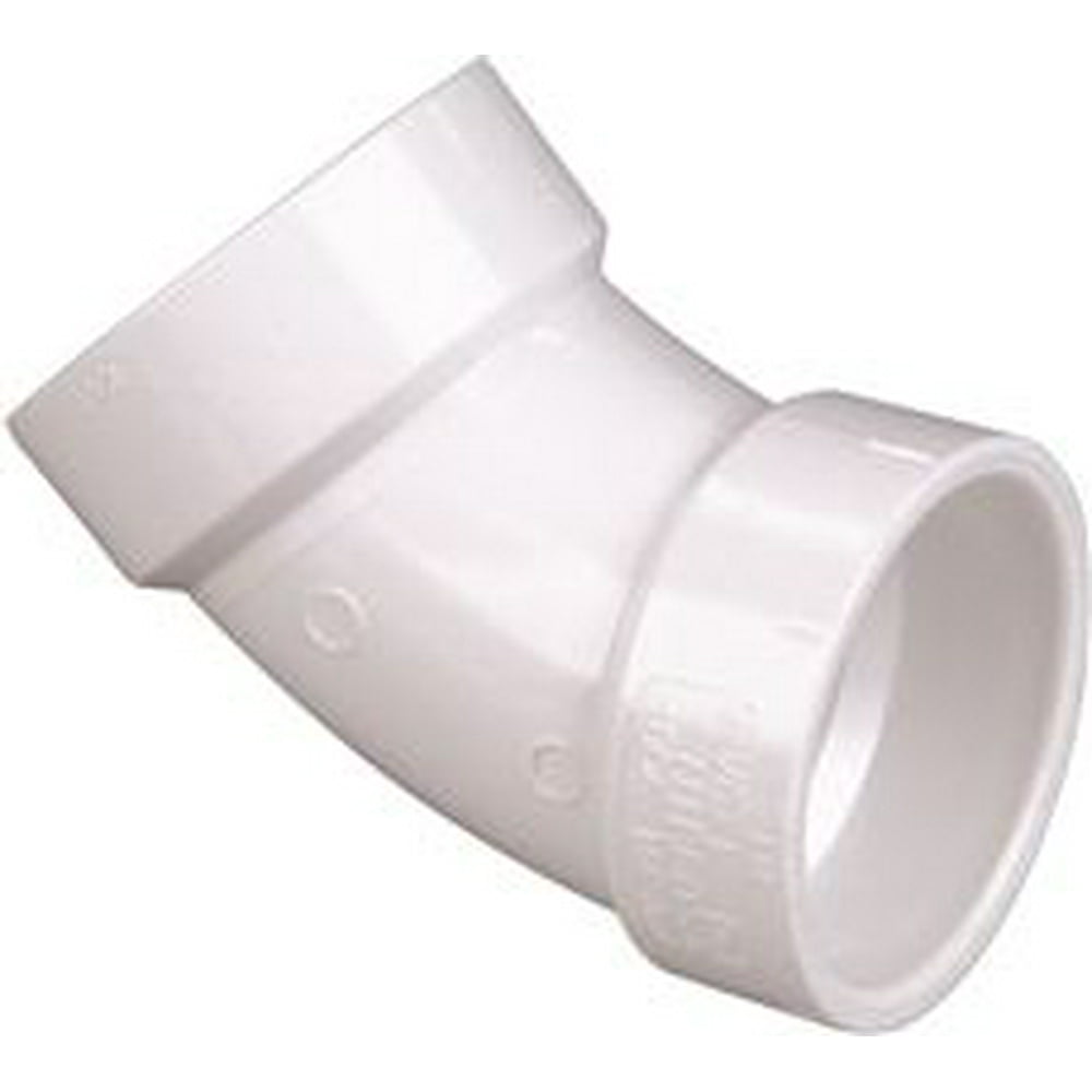 Dwv Pvc 1/8 Bend 4" - Walmart.com - Walmart.com
