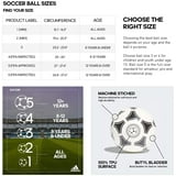 Adidas Tango Glider Soccer Ball, Size 5, High Durability, Ages 12 ...