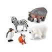 Learning Resources Jumbo Zoo Animals, Assorted Species, Set of 5 ...
