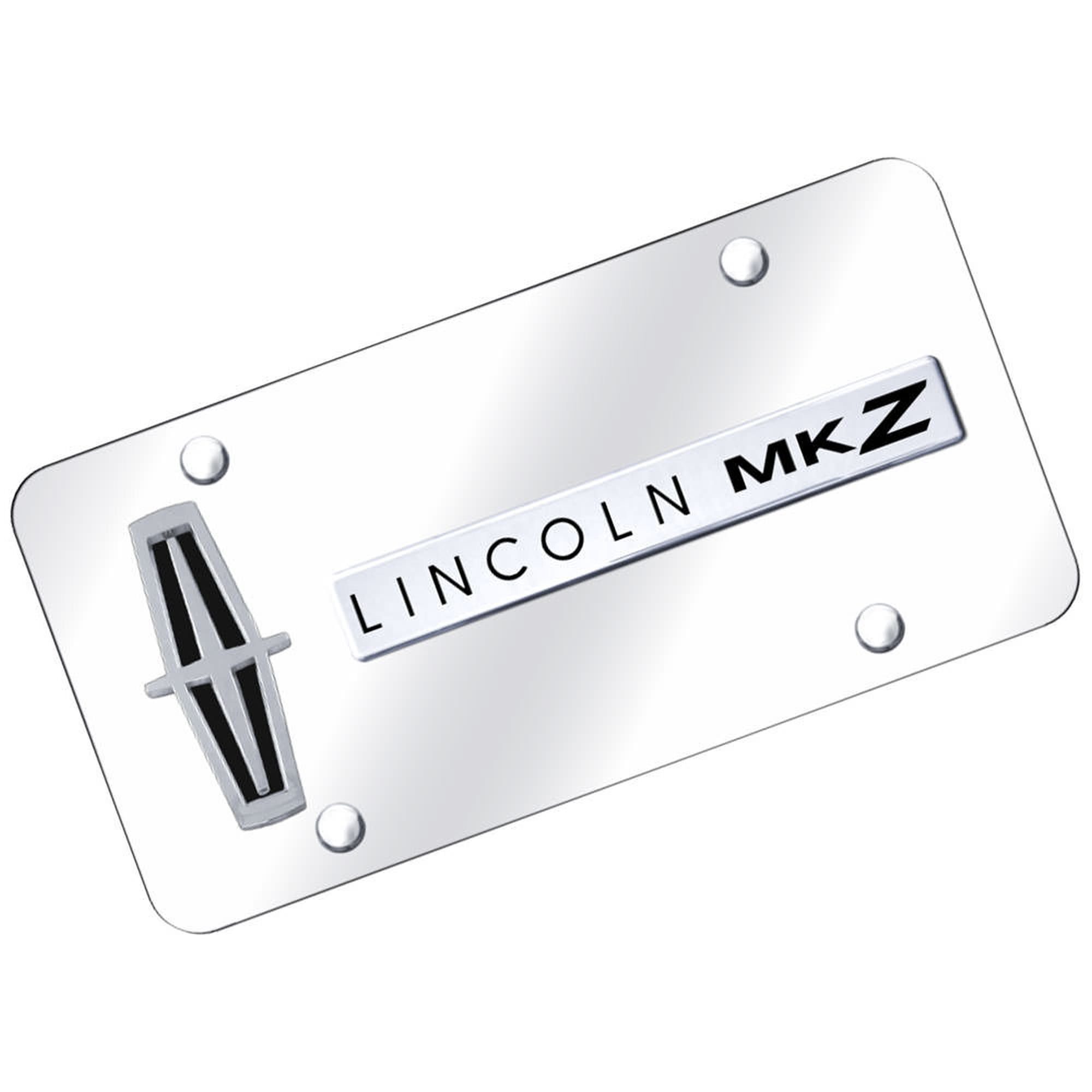 Lincoln Dual Logo MKZ License Plate (Chrome) - Walmart.com