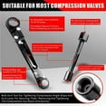 Plumbing Tools Double Head Wrench Kit Angle Stop Wrench Socket Wrench ...