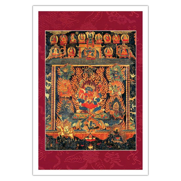 Chaturbhuja Mahakala Four-Hands - Tantric Buddhist Protector Deity ...