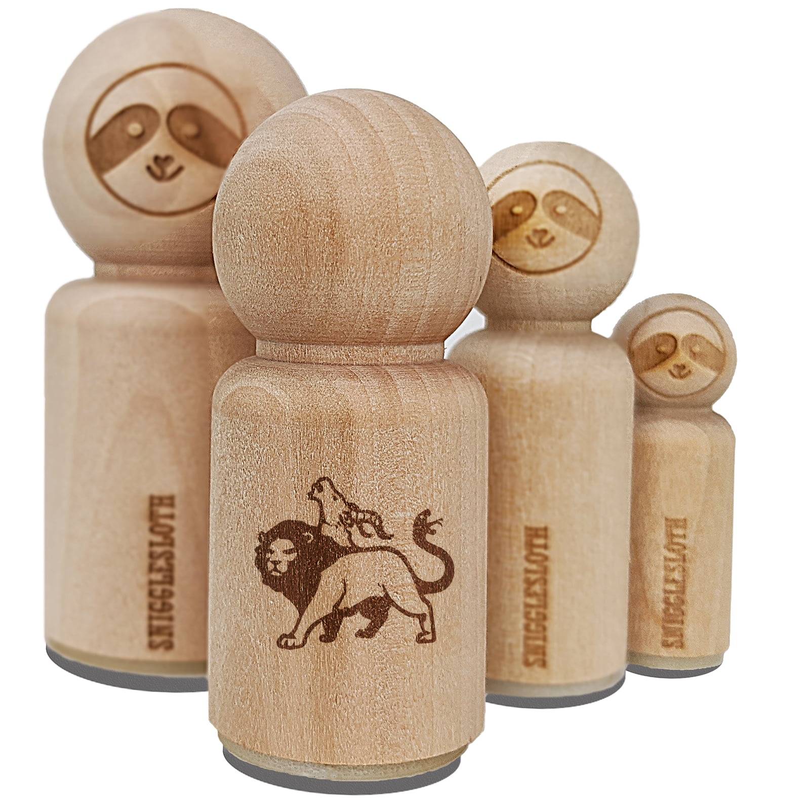 Chimera Greek Mythological Creature Beast Rubber Stamp for Scrapbooking ...