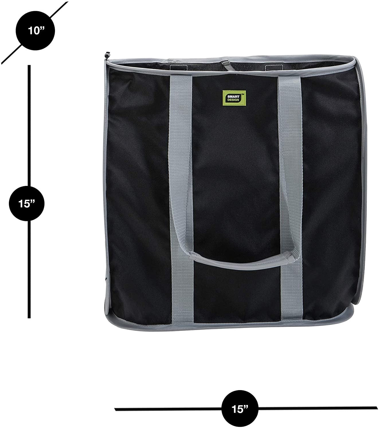 Pop-Up Shopping Bag - Reusable - Large - Heavy Duty Polyester - Folds ...
