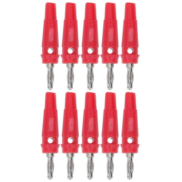 Banana Plug Terminal Connector,10pcs/set 4mm Banana Plug Banana Plug ...