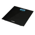 COBY Digital Bathroom Scale with Color Changing LCD Display and BMI ...
