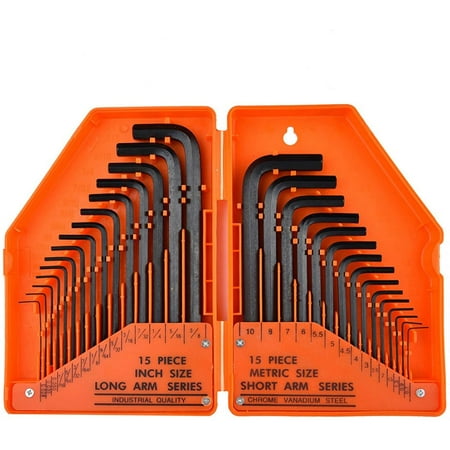 Hex Keys, Wrench Set, Metric / Inch Allen Key Set, Professional Compact ...