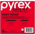 Pyrex Easy Grab 4-piece Glass Bakeware Set with Red Lids - Walmart.com