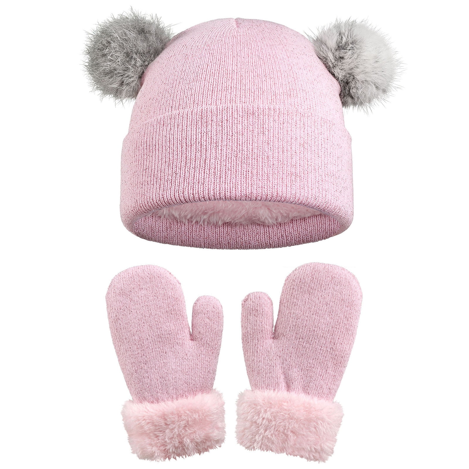 Click here for Rxirucgd Toddler Winter Hat Gloves Set  Thick Warm... prices