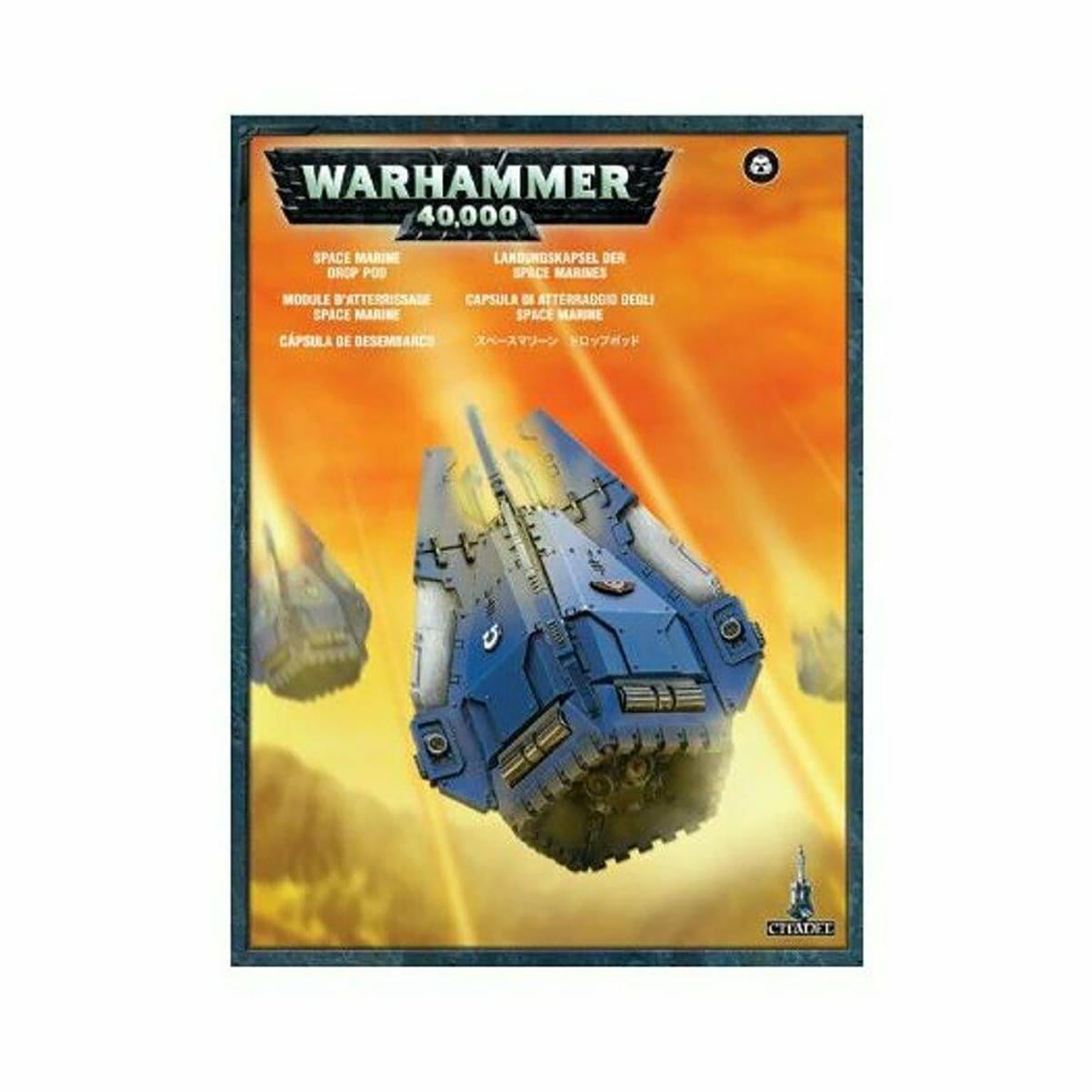 Warhammer 40,000 Space Marines Drop Pod Miniature - Walmart.com