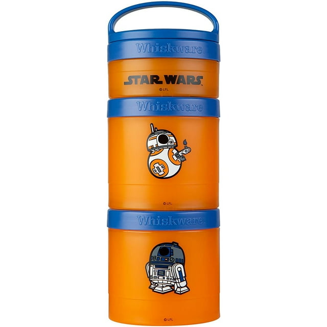Whiskware Star Wars Stackable Snack Pack Containers - Kitchen Accessory ...