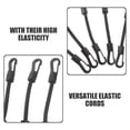 BESTYASH 2Pcs Outdoor Black Elastic Hook Strap with High Tensile ...